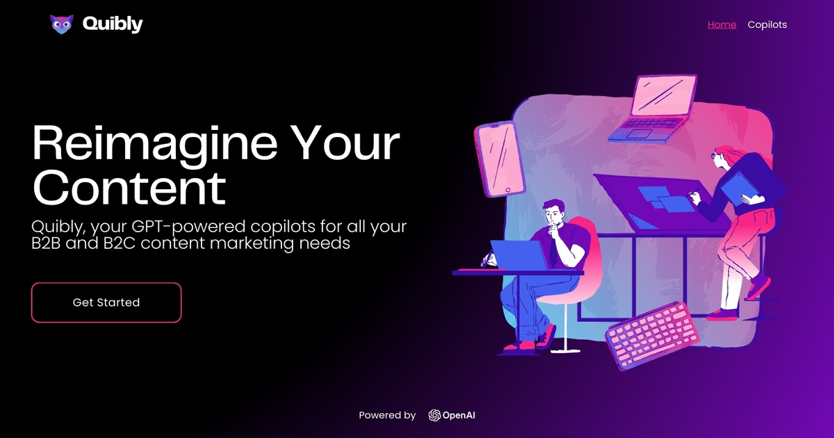 Quibly | Your Content Marketing Copilot | Streamline with AI
